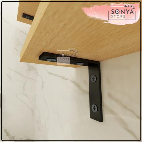 Promo Rak Besi Siku Rak Dinding Minimalis Gantung Tempel Tembok ...