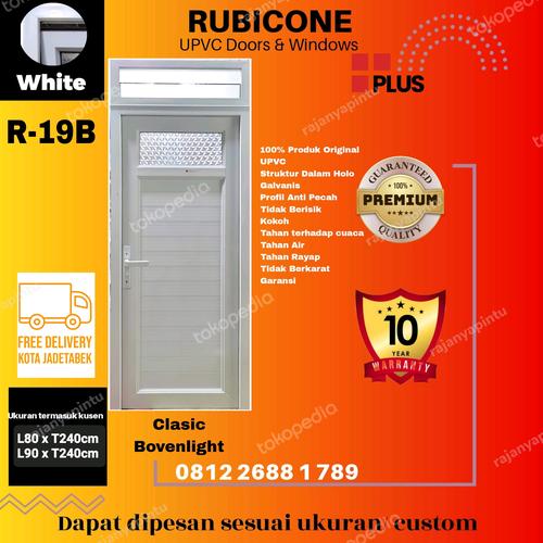 Jual Pintu UPVC Rubicone Plus-Clasic Bovenlight-Putih - L90 x T240cm ...