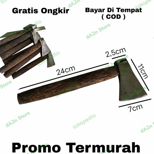 Jual Kampak Kapak Baja Asli Cacah Daging Tulang Gagang Kayu Aren - Kab ...