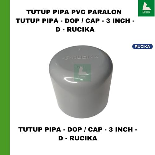 Jual PENUTUP SALURAN PIPA PVC PARALON TUTUP PIPA - UKURAN - 3 INCHI ...