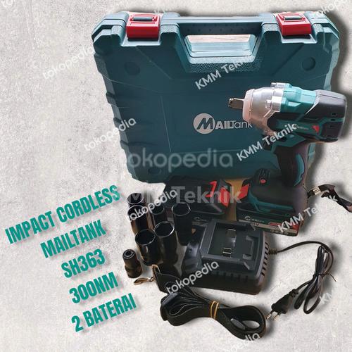 Jual SH363 CORDLESS IMPACT WRENCH MAILTANK 1/2" MESIN BUKA BAUT BATERAI ...