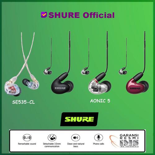 Promo Shure SE535 SE 535 Aonic 5 SE53BA SE53 BA Sound Isolating ...