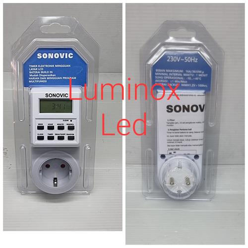 Jual stop kontak timer digital / stop kontak otomatis 16A - Jakarta ...