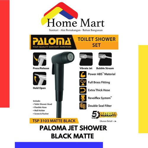 Jual Paloma Jet Shower Toilet TSP 3103 - Black - Jakarta Timur - Home ...