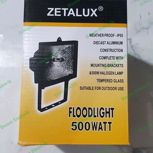 Jual Kap Halogen Sorot/FloodLight 500Watt Zetalux(Tanpa Lampu) - Kota ...