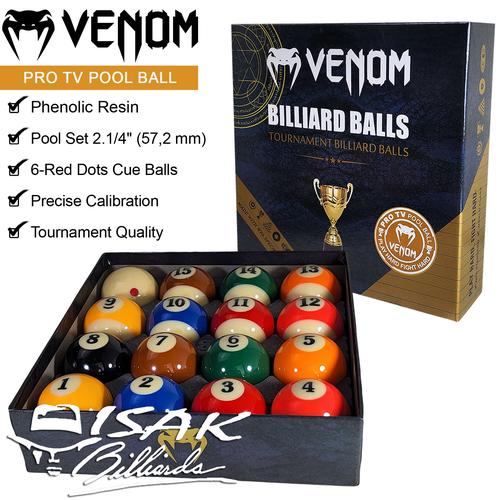 Jual Venom Pro TV Ball 2.1/4" - CB 2.1/4" | Bola Besar Billiard Pool ...