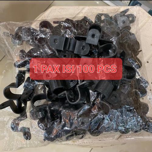 Jual KLEM PIPA PVC CONDUIT KONDUIT LISTRIK PUTIH / HITAM 20MM TERMURAH ...