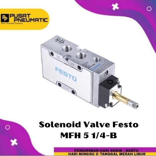 Jual Solenoid Valve Festo MFH 5 1/4 B Selenoid Festo MFH 5-1/4-B 5 1/4B - Coil Only Ac220 ...