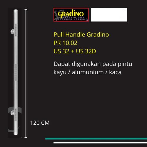 Jual Gradino PR 10.02 pull handle stainless 120cm pegangan tarikan ...