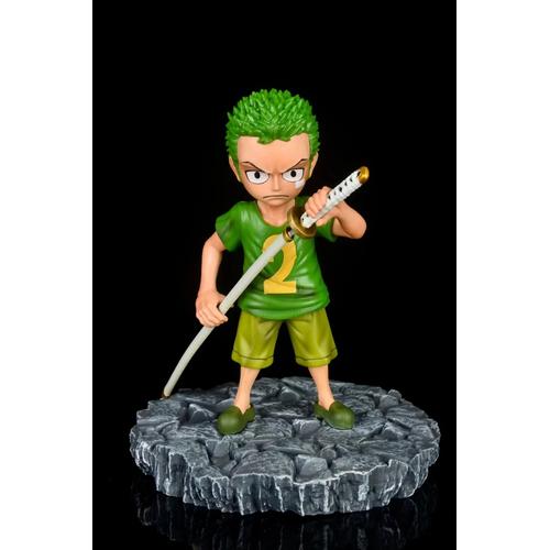 Jual One Piece Roronoa Zoro Chibi Child Action Figure Anime Manga ...
