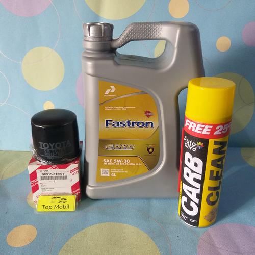 Jual Paket oli Fastron 5W-30 Kijang Bensin 4K 5K 7K Corolla KE 20 30 70 ...