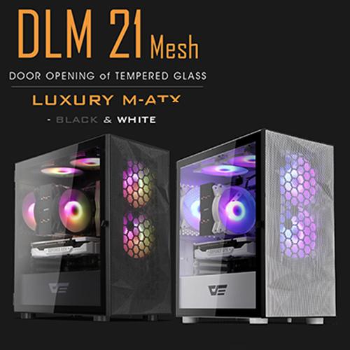 Jual Casing DarkFlash DLM 21 Mesh DLM21 Mesh Tempered Glass M-ATX Non ...