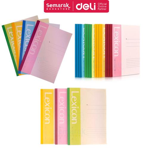 Jual Deli Notebook Lexicon Buku Tulis A5 - 4 Warna [30 / 40 / 100 ...