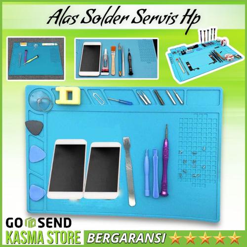 Promo Karpet Matras Alas Servis Hp Tatakan Karet Solder Magnet Tahan ...