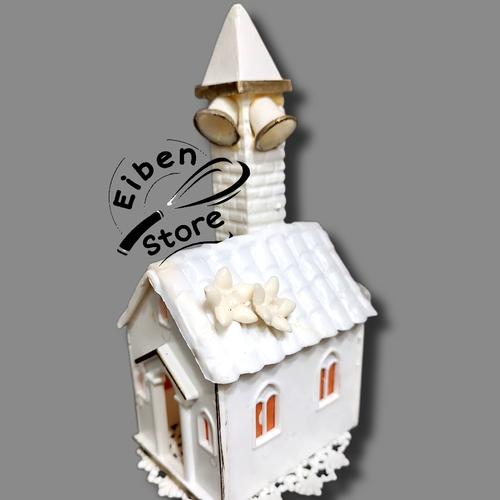 Jual Hiasan Kue / Cake Topper Gereja Putih 14cm - Jakarta Pusat - Eiben ...