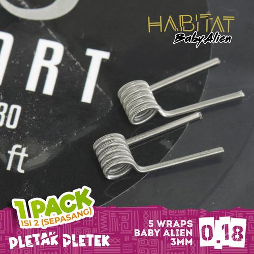 Jual Baby Alien Habitat | Dual Core | Prebuilt Coil with ASGART WIRE ...