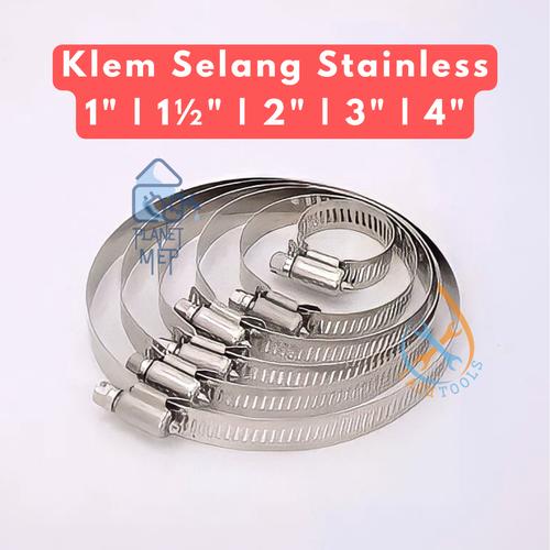 Jual Klem Selang Stainless 1" | 1½" | 2" | 3" | 4" - 1" - Kota Denpasar - Planet MEP | Tokopedia