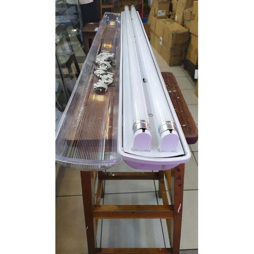 Jual KAP LAMPU TL T8 LED WATERPROOF PLUS LAMPU PHILIPS 16W 120CM KAP LAMPU T8 - 1x36 - Jakarta ...