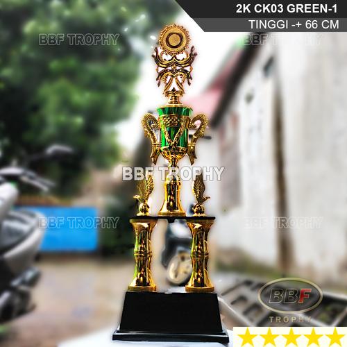 Jual Piala 2 kaki 2K CK03 GREEN SATUAN - JUARA 1 - Kota Bogor - BBF ...