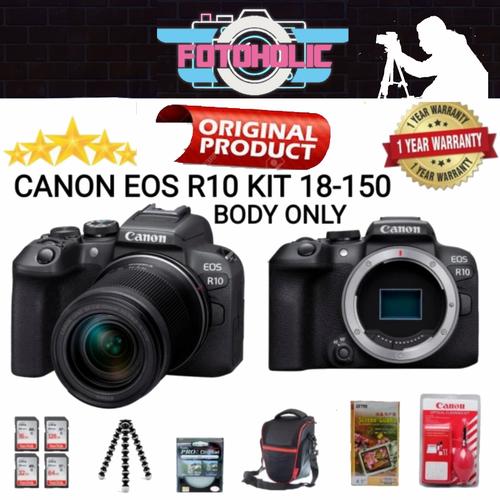 Jual CANON EOS R10 KIT 18-150/CANON EOS R10 BO/ CANON R10 - body only ...