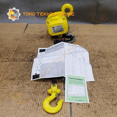 Jual WILLFRED 1 TON X 3 M Chain Block Chain Hoist Katrol rantai takel ...