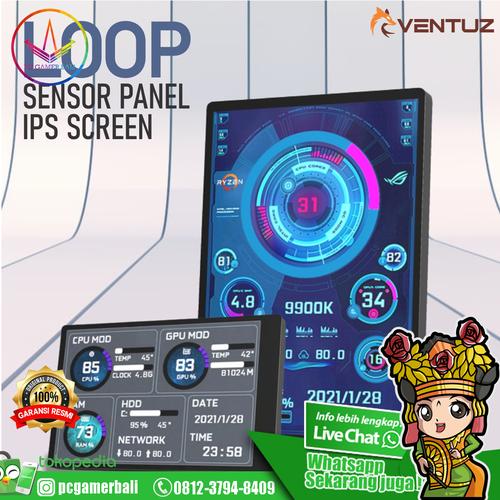 Jual Ventuz LOOP 3.5" IPS LCD Monitor For Aida 64 USB Type A To Micro USB - Kota Denpasar - PC ...