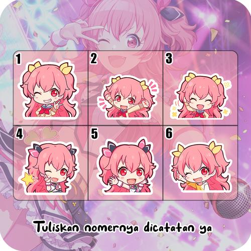 Jual Stiker Glossy Airi Momoi Project Sekai, Sticker Anime Lucu - Kab ...