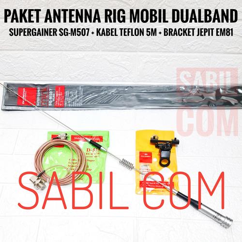 Jual PAKET ANTENA RADIO RIG MINI DUALBAND SG M507 ANTENA RIG MOBIL ...