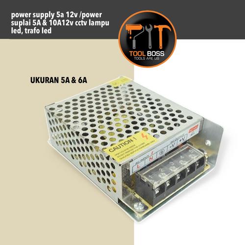 Jual POWER SUPPLY LAMPU LED - TRAFO LED - CCTV - 10 AMPER - Jakarta ...