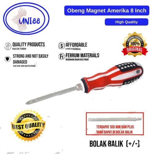 Jual Obeng Plus Minus Obeng Set Magnet min Bintang Kembang Pipih ...