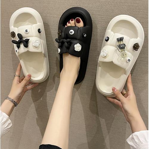 Jual MINISO SANDAL JELLY Sandal Roti Pria Wanita Import Fashion Korea ...
