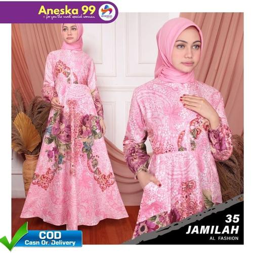 Jual Aneska Gamis Jamillah - Gamis Homedress - Gamis Wanita - Dress ...