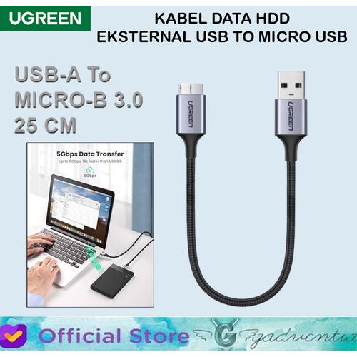Jual UGREEN Kabel Data HDD Harddisk External USB To Micro USB B 3.0 ...