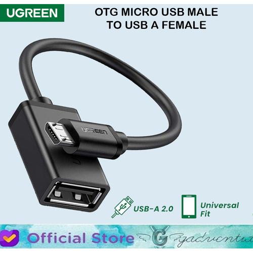 Jual UGREEN Kabel OTG Micro USB to USB Female Data Transfer Flashdisk ...
