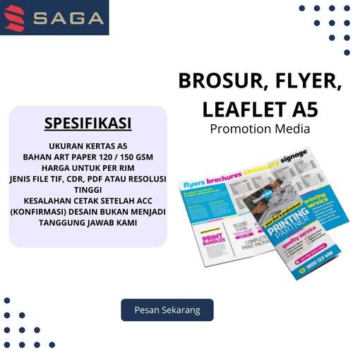 Jual Cetak Flyer / Brosur / Pamflet / Leaflet Murah - A5, Harga Per Rim ...