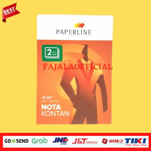 Jual Nota kontan 2 ply paperline satu pak isi 10 / Buku keuangan ...