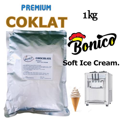 Jual COKLAT Soft Ice cream powder 1kg BONICO Premium RESTO premix bubuk ...