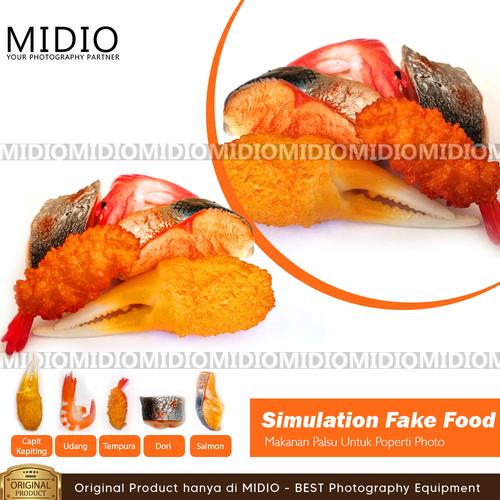 Jual Midio Proper Foto Fake Seafood Artificial Dummy Dekorasi Foto ...