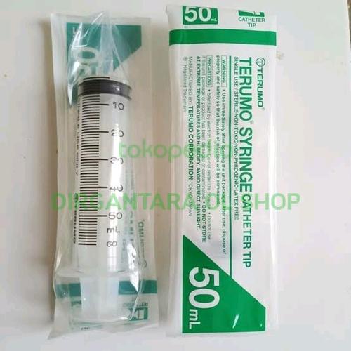 Jual Spuit 50cc terumo-Syringe 50cc terumo-spuit 50ml ngt-suntikan Ngt ...