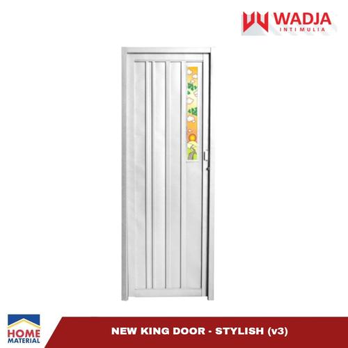 Jual Pintu kamar mandi galvalume WING KING DOOR Stylish V3 - buka kanan ...