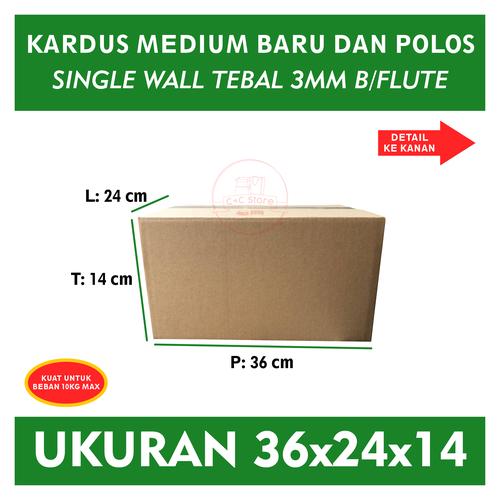 Promo Kardus Box Karton Polos Ukuran 36x24x14 - Jakarta Barat ...