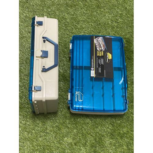 Tackle Box Fishing Plano® 1155 Two-Tier Satchel Tackle Box With Clear ...