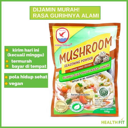 Jual kaldu jamur penyedap rasa Jamur Shitake Herring Brand Mushroom ...