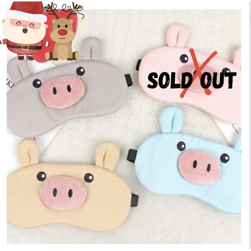 Promo Masker Penutup Mata /Eye Mask Kain Gel Pendingin Babi Piggie ...