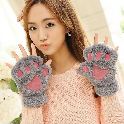 Jual Bandopedia - Sarung Tangan Cosplay Paw Kucing - Hitam Pink ...