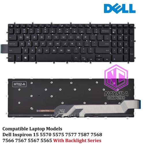Jual Keyboard Dell Inspiron 15 5570 5575 7577 7587 7568 7566 5567 ...