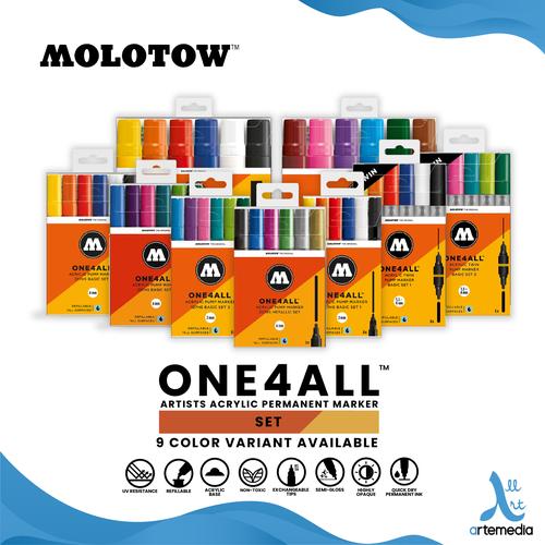 Jual Molotow One4All Acrylic Paint Marker Set Spidol Permanen Warna ...