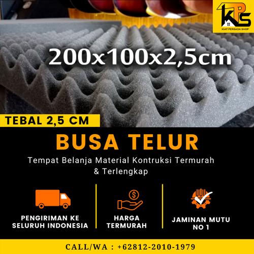 Jual Busa Telur 2,5 cm - Peredam Acoustic Foam Meredam Gema - Kota ...