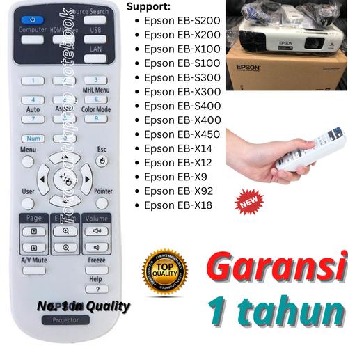 Jual Remote Control Proyektor Projector Epson new high quality ...
