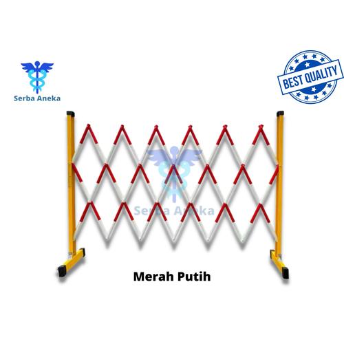 Jual Portable Barrie Gate Expandable / Security Road Pembatas Jalan ...